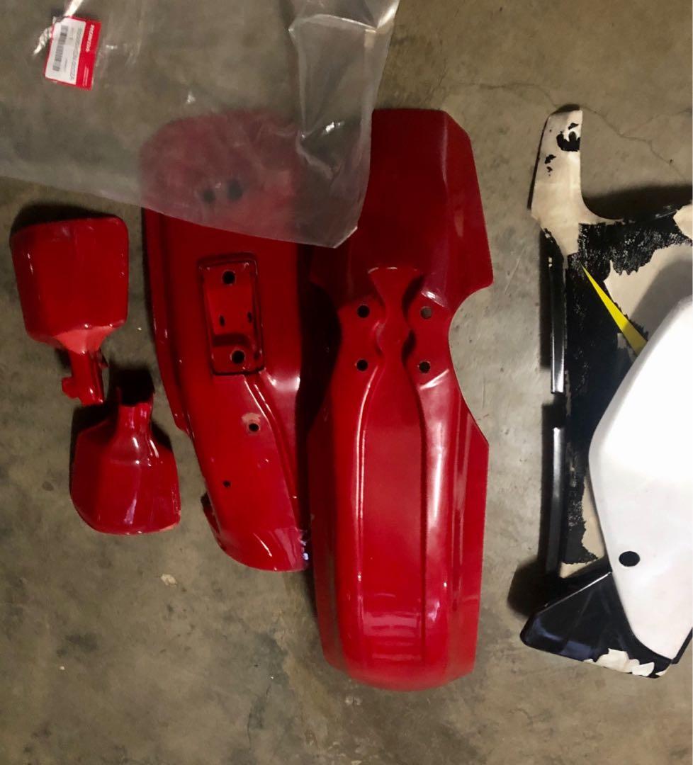 Honda XR200 fairings front rear fenders handguards, Motorbikes ...