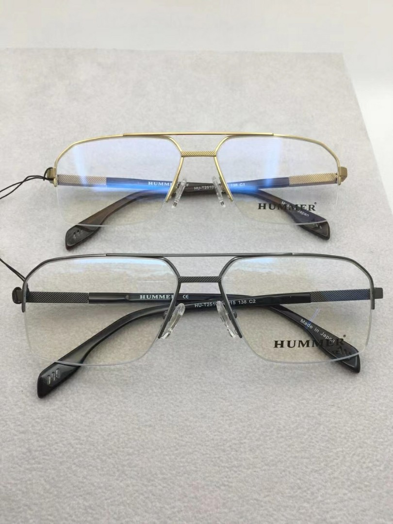 Hummer titanium glasses 56mm, 男裝, 手錶及配件, 眼鏡 - Carousell
