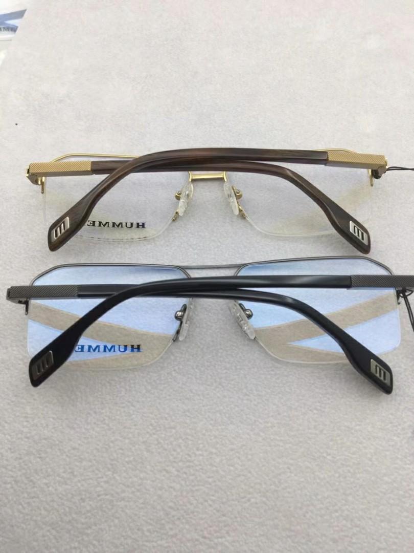 Hummer titanium glasses 56mm, 男裝, 手錶及配件, 眼鏡 - Carousell