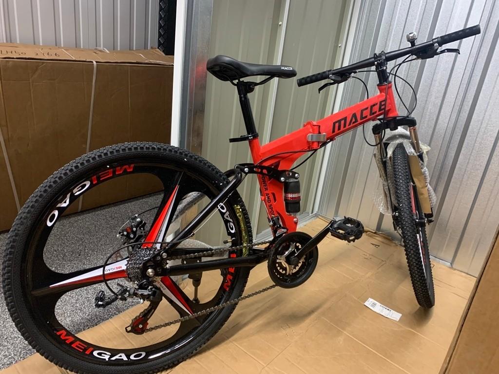 Instock Macce 26 inch 24 Speed Foldable Mountain Bike, Sports Equipment ...