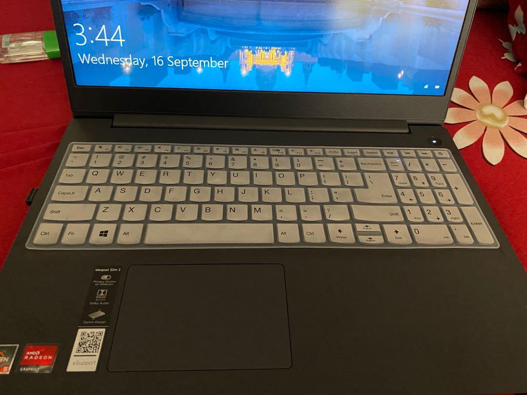 Lenovo Ideapad Slim Silicone Keyboard Cover Silver Computers Tech Parts Accessories