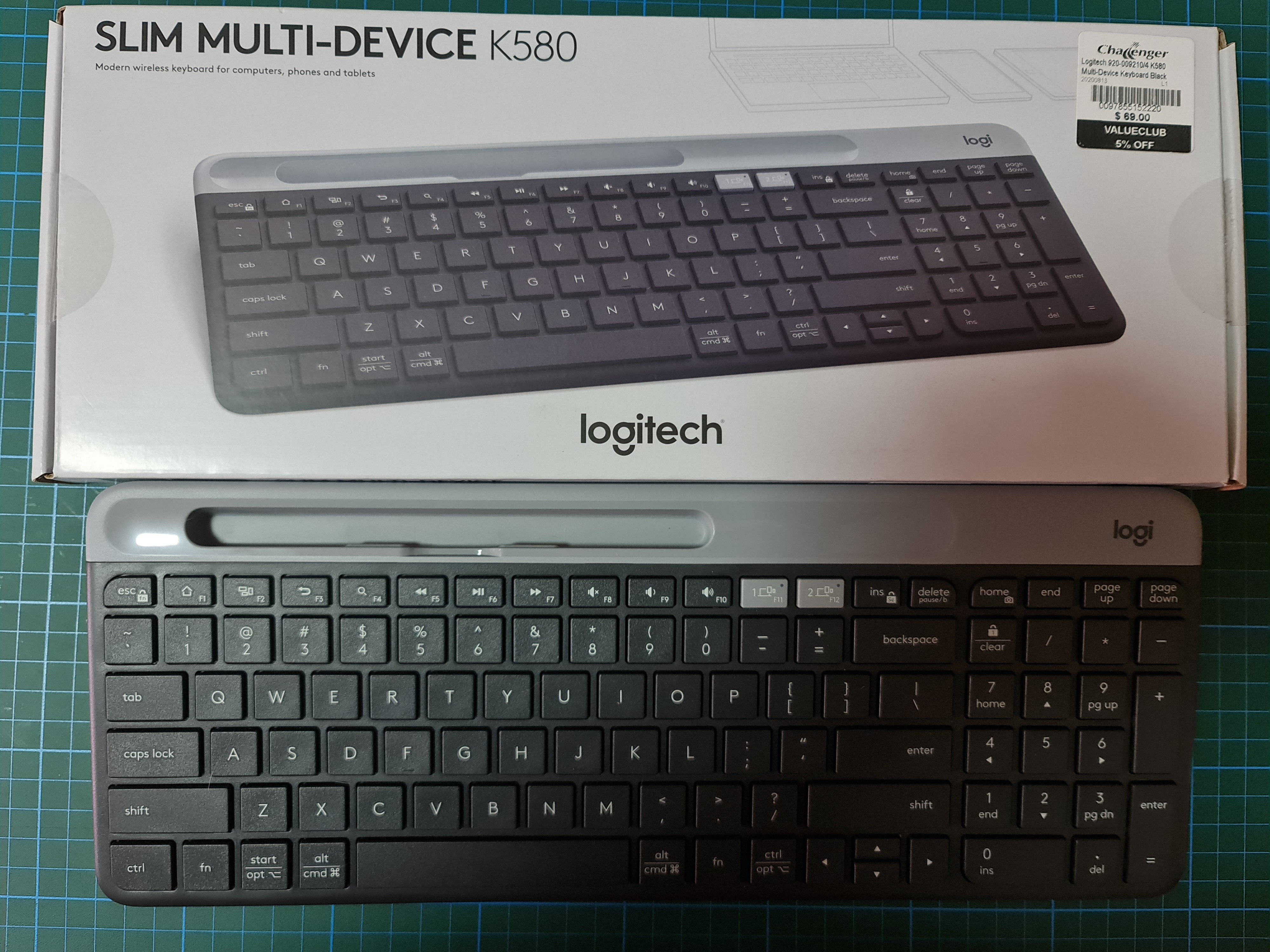 Logitech Multi Device Keyboard, Computers & Tech, Parts & Accessories ...