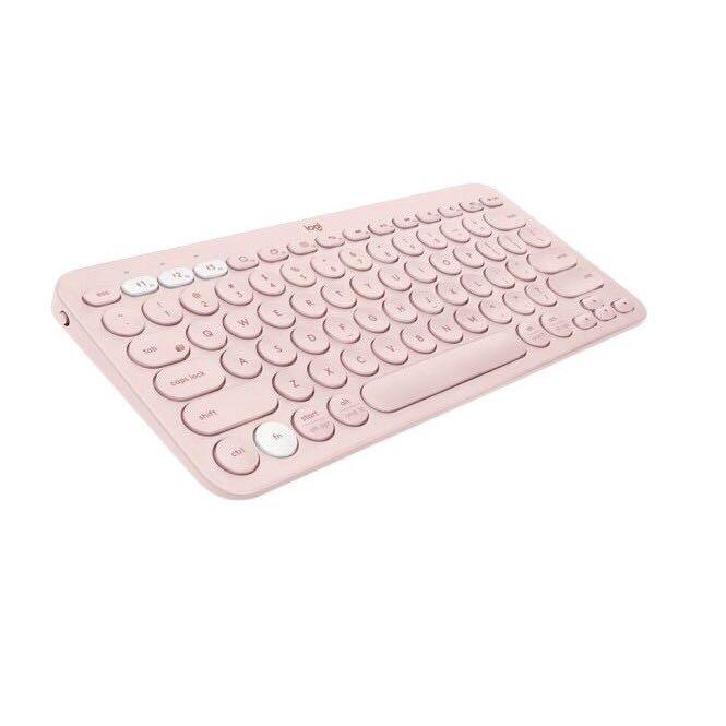 Logitech Pastel Pink K380 Bluetooth Keyboard, Computers & Tech, Parts ...