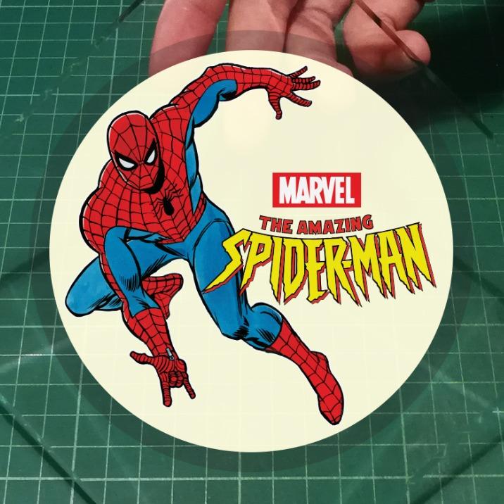 MARVEL - THE AMAZING SPIDERMAN / SPIDER-MAN . Removable Static Cling ...