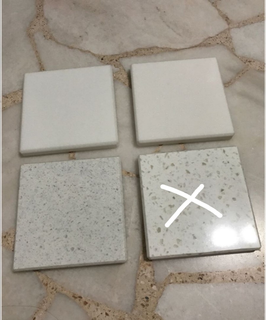 Material sample / interior design / sample / solidsurface / counter top ...