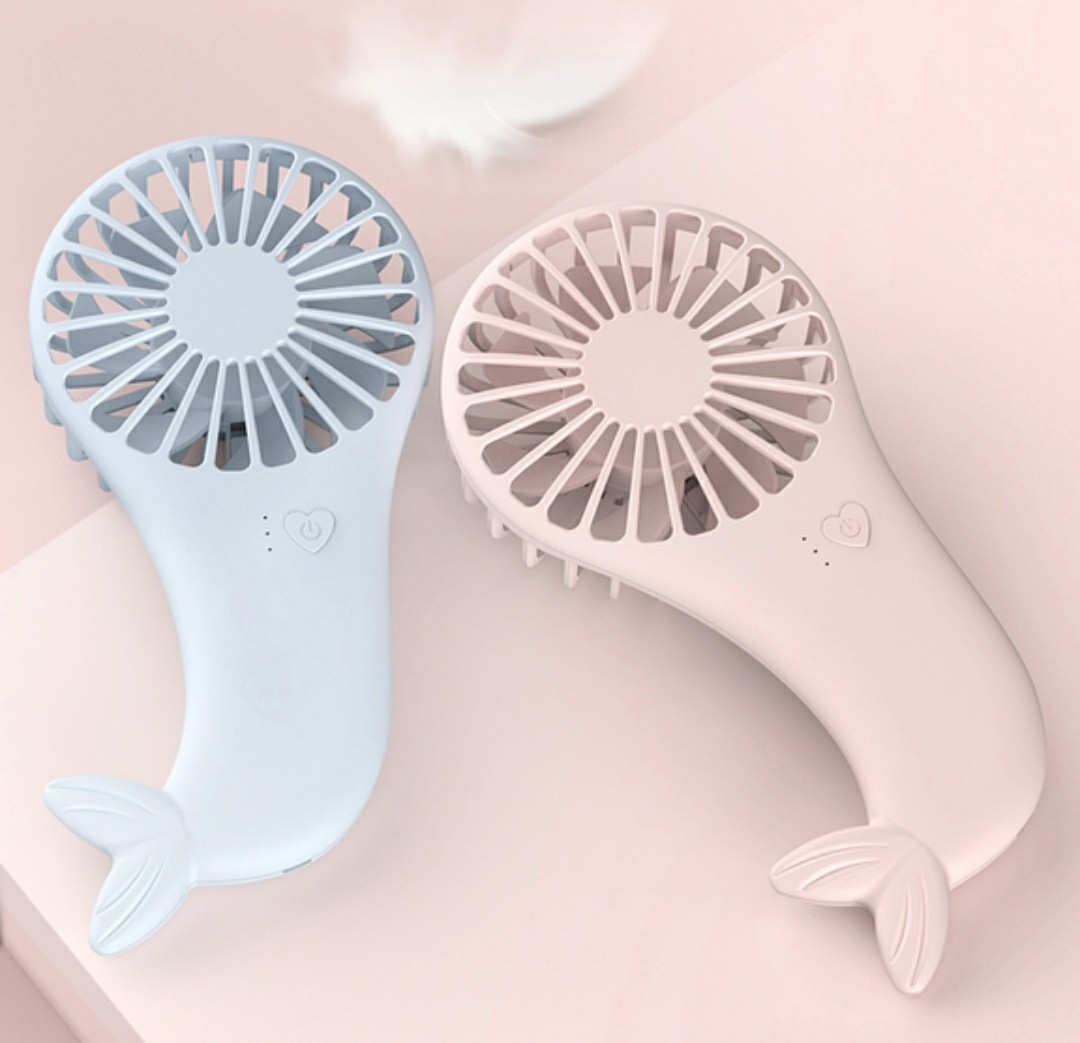 Mermaid Tail Cute Handheld Fan, Electronics, Others on Carousell