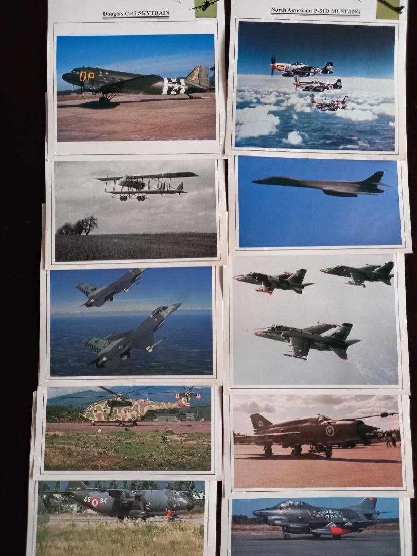 Military War Plane (Kapal Terbang) Collectible Vintage Cards, Hobbies ...