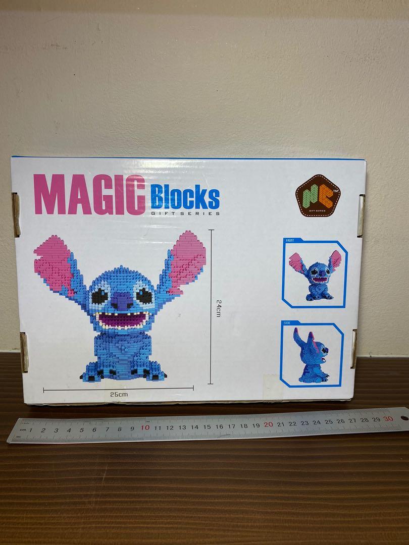 (NEW) 2276pcs 25cm Stitch Nanoblock / Magic Blocks No. 9027 DIY (Disney ...
