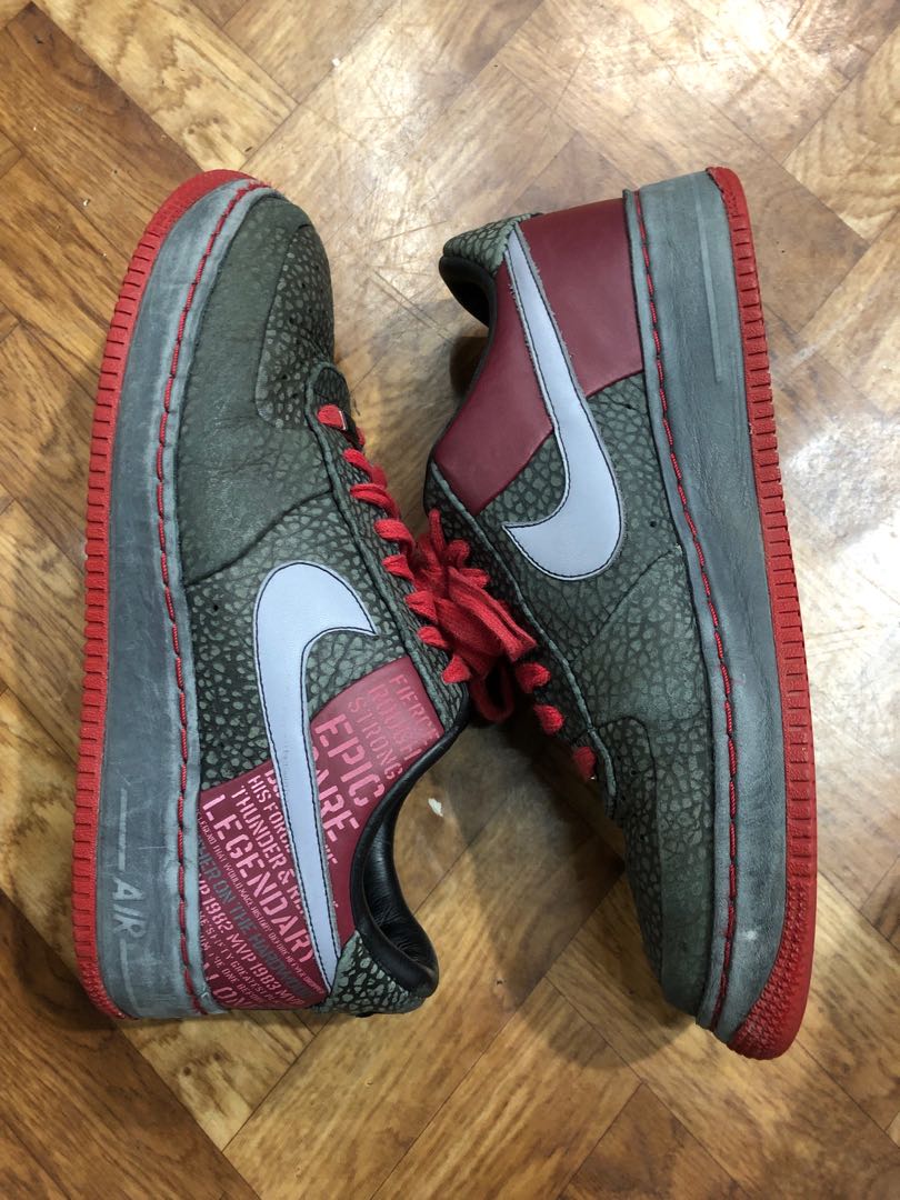 Nike Air Force 1 Low Supreme 07 Malone, Men's Fashion, Footwear ...