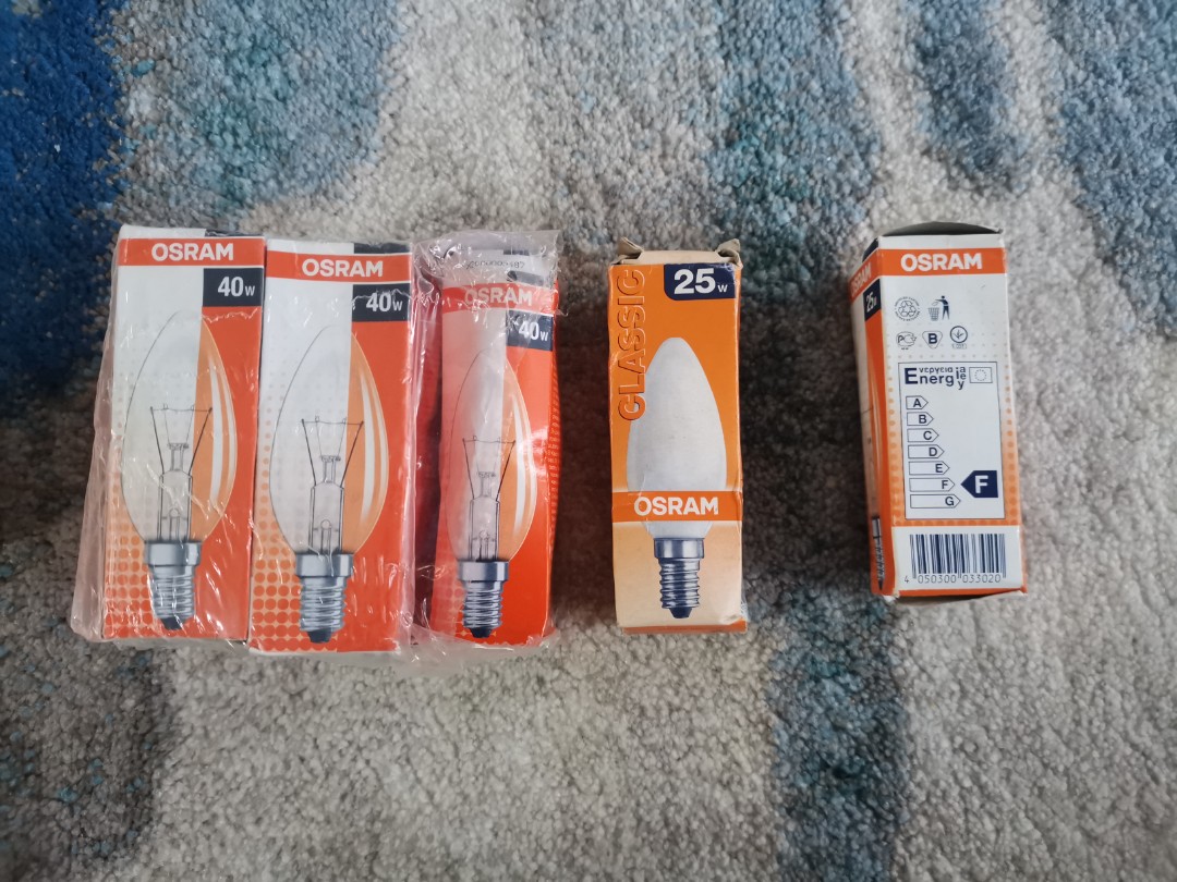 Osram bulbs, Furniture & Home Living, Lighting & Fans, Lighting on ...