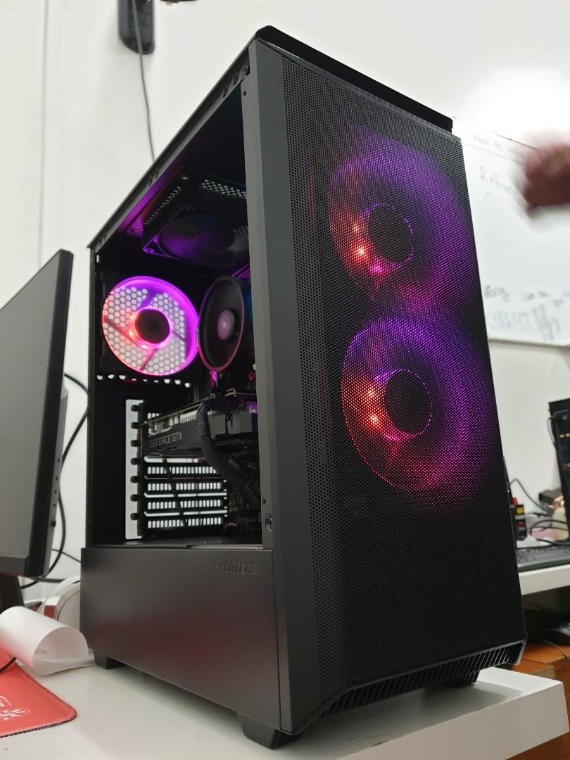 **PHANTEKS MESH P300A ECLIPSE CASING** Ryzen 5 5600 + 16GB G.SKILL ...
