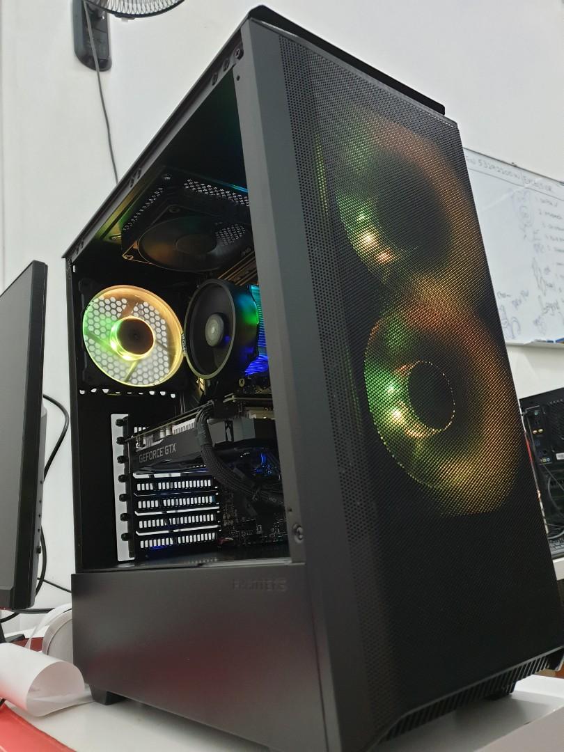 **PHANTEKS MESH P300A ECLIPSE CASING** Ryzen 5 5600 + 16GB G.SKILL ...