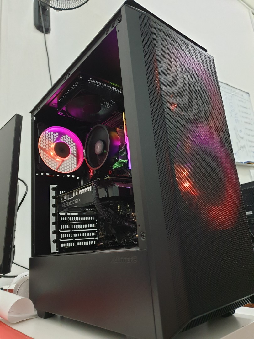 **PHANTEKS MESH P300A ECLIPSE CASING** Ryzen 5 5600 + 16GB G.SKILL ...