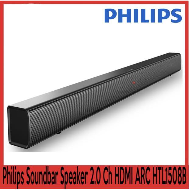 Philips Soundbar 2.0 HTL1508B, Electronics, Audio on Carousell