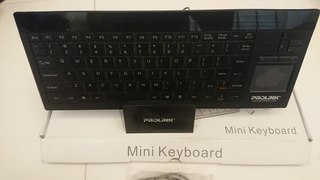 Prolink Wireless keyboard with touchpad - Combo, Computers & Tech ...