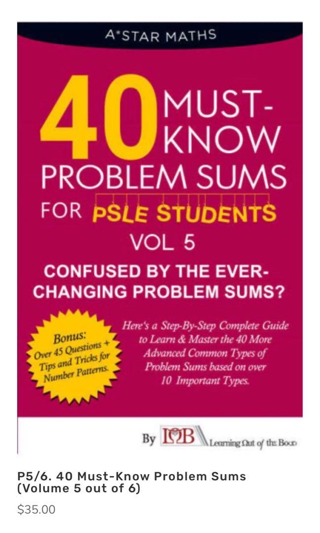 PSLE Math - Learning out of the Box, Hobbies & Toys, Books & Magazines ...