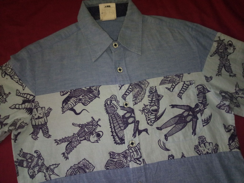Punk Drunkers x Ultraman Monsters Kaiju shirt kemeja, Men's Fashion ...