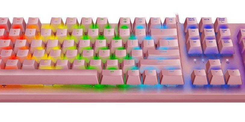 Razer huntsman pink Quartz, Computers & Tech, Parts & Accessories ...