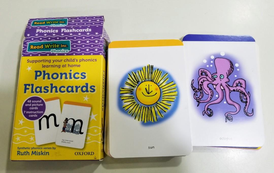 RWI phonics flashcards, 興趣及遊戲, 書本 & 文具, 小說 & 故事書 - Carousell