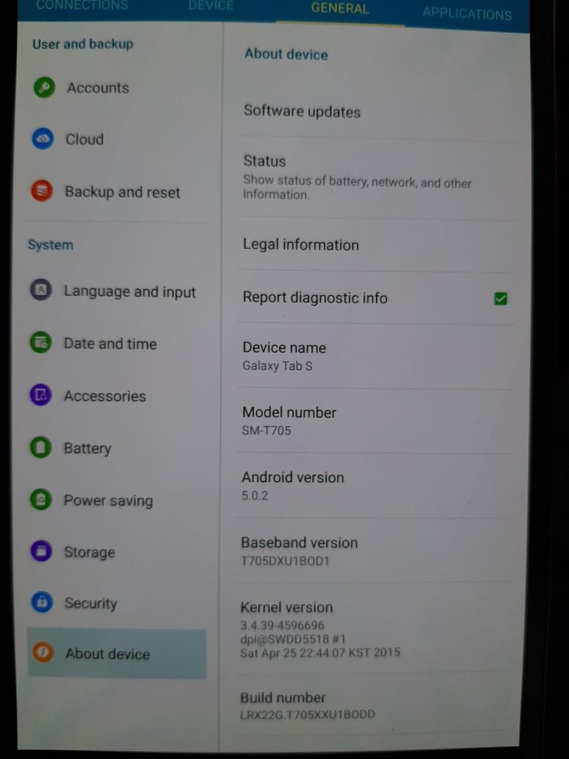Samsung Galaxy Tab S, Mobile Phones & Gadgets, Tablets, Android on ...