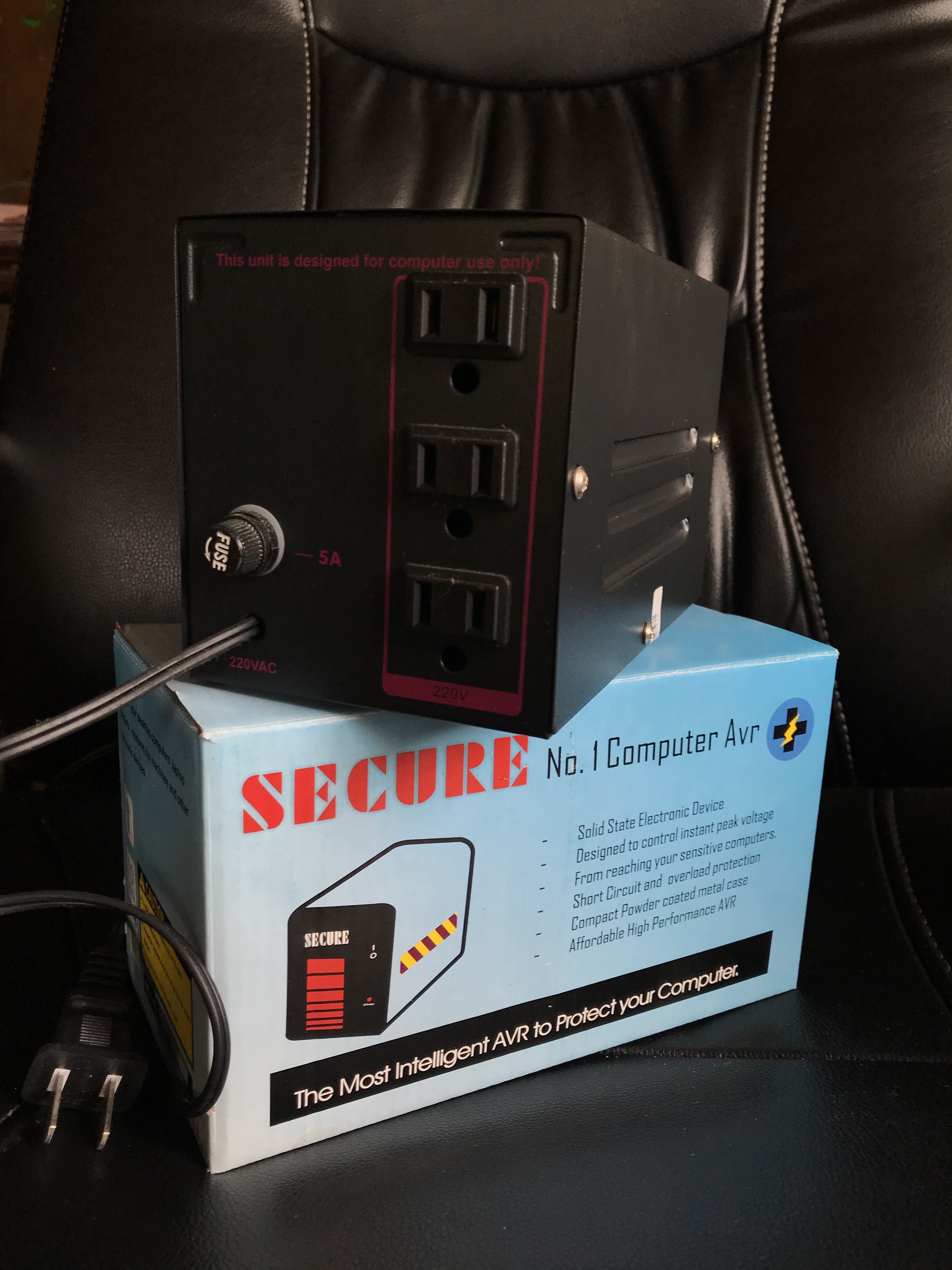 Secure AVR Automatic Voltage Regulator, Computers & Tech, Office ...