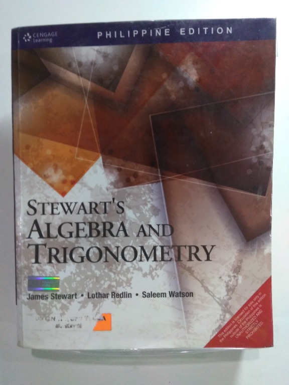 Stewart's Algebra & Trigonometry (Philippine Edition), Hobbies & Toys ...