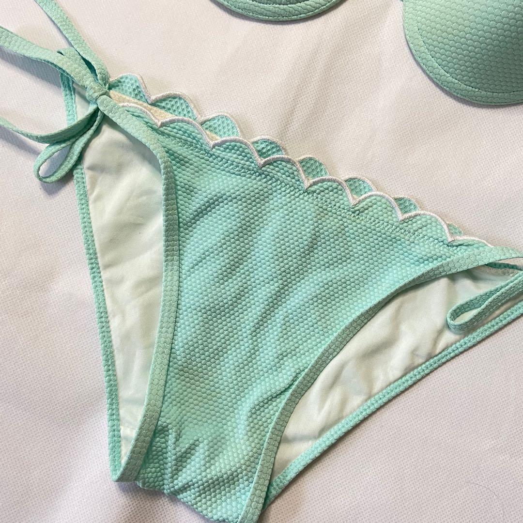 Turquoise bikini set, Women's Fashion, Swimwear, Bikinis & Swimsuits on ...