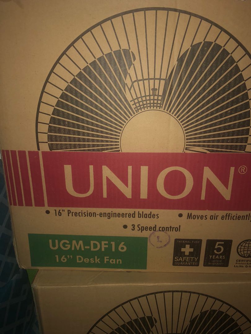 Union Desk Fan, TV & Home Appliances, Air Conditioning and Heating on ...