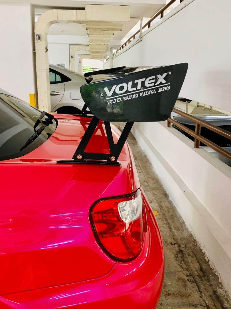 Voltex carbon fibre GT look rear spoiler L160cm, Car Accessories ...