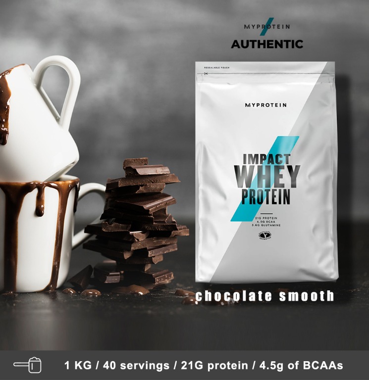 Whey Protein Powder (Myprotein Chocolate Smooth/INSTOCK), Health ...