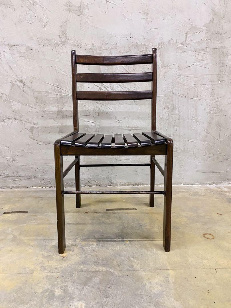 3 unit Wood Chair (Kerusi Kayu) , Furniture & Home Living, Furniture ...
