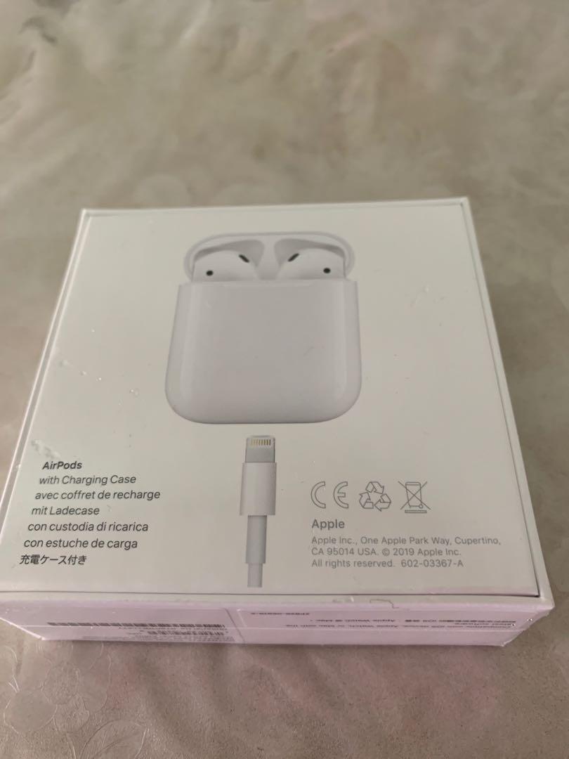 100 全新apple Airpods 第一代 未拆包裝 有收據 手提電話 智能穿戴裝置及智能手錶 Carousell