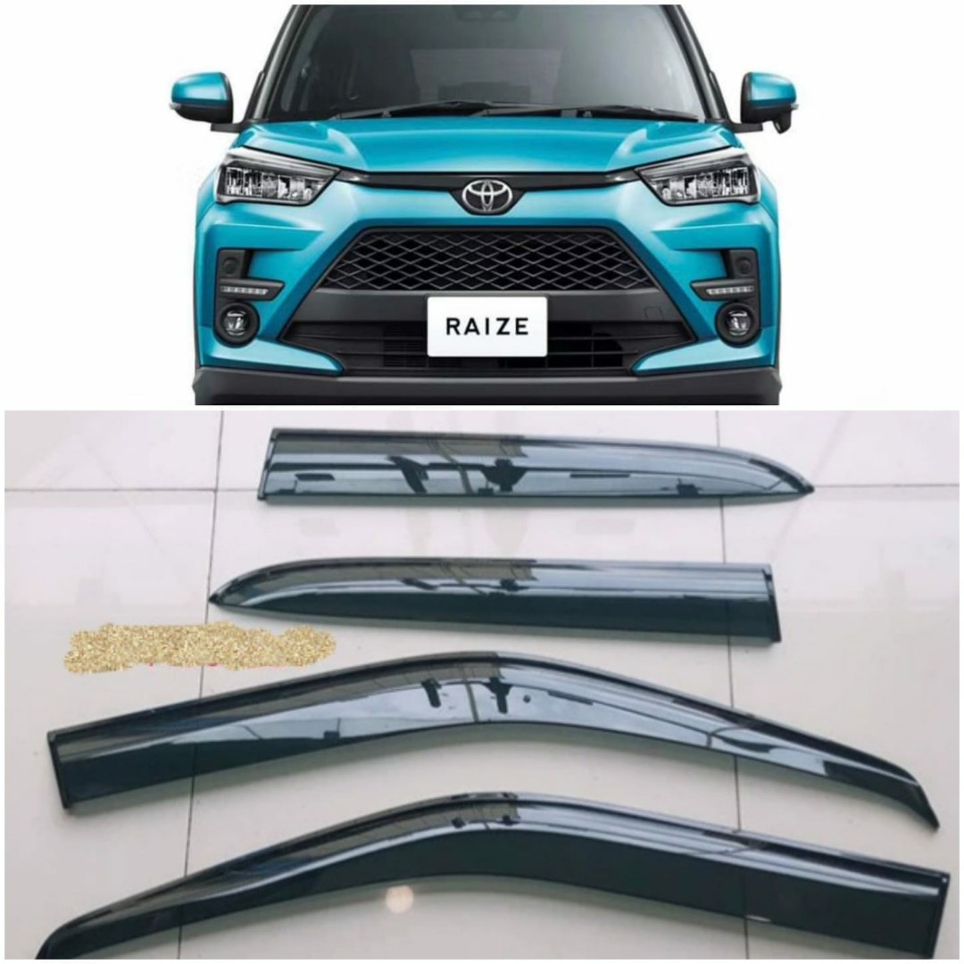 2020 Toyota Raize Acrylic Door Visor, Car Accessories, Accessories on ...