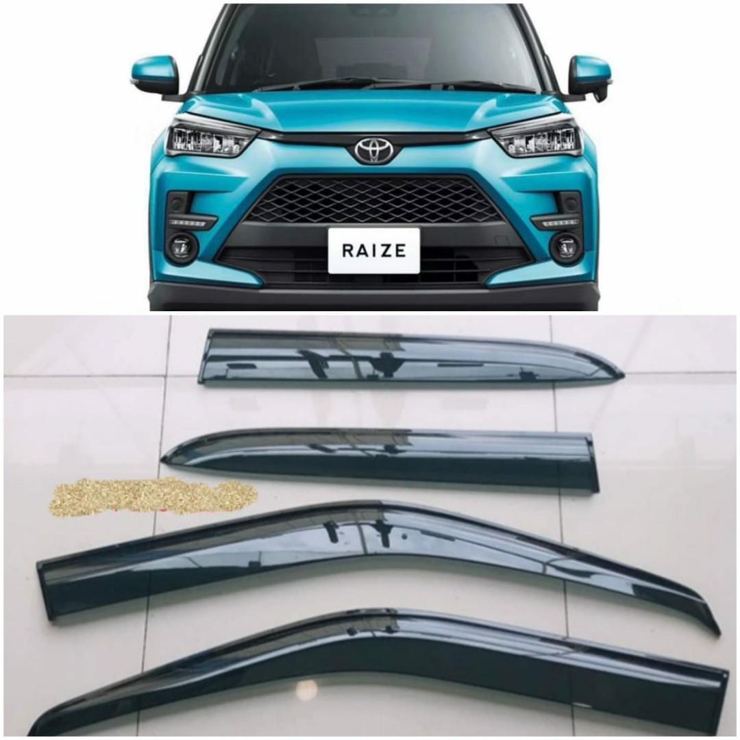 2020 Toyota Raize Acrylic Door Visor, Car Accessories, Accessories on ...