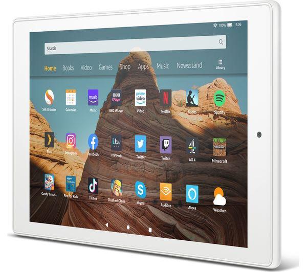 全新 Amazon Fire 10 HD 32GB 白色 Tablet 平板電腦, 手提電話, 平板電腦, 平板電腦 - Android - Carousell