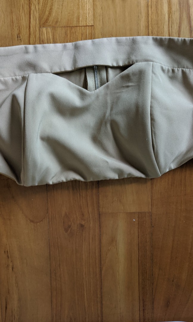 Ava & Ever Padded Tube Crop Keyhole Top, Women's Fashion, Tops ...