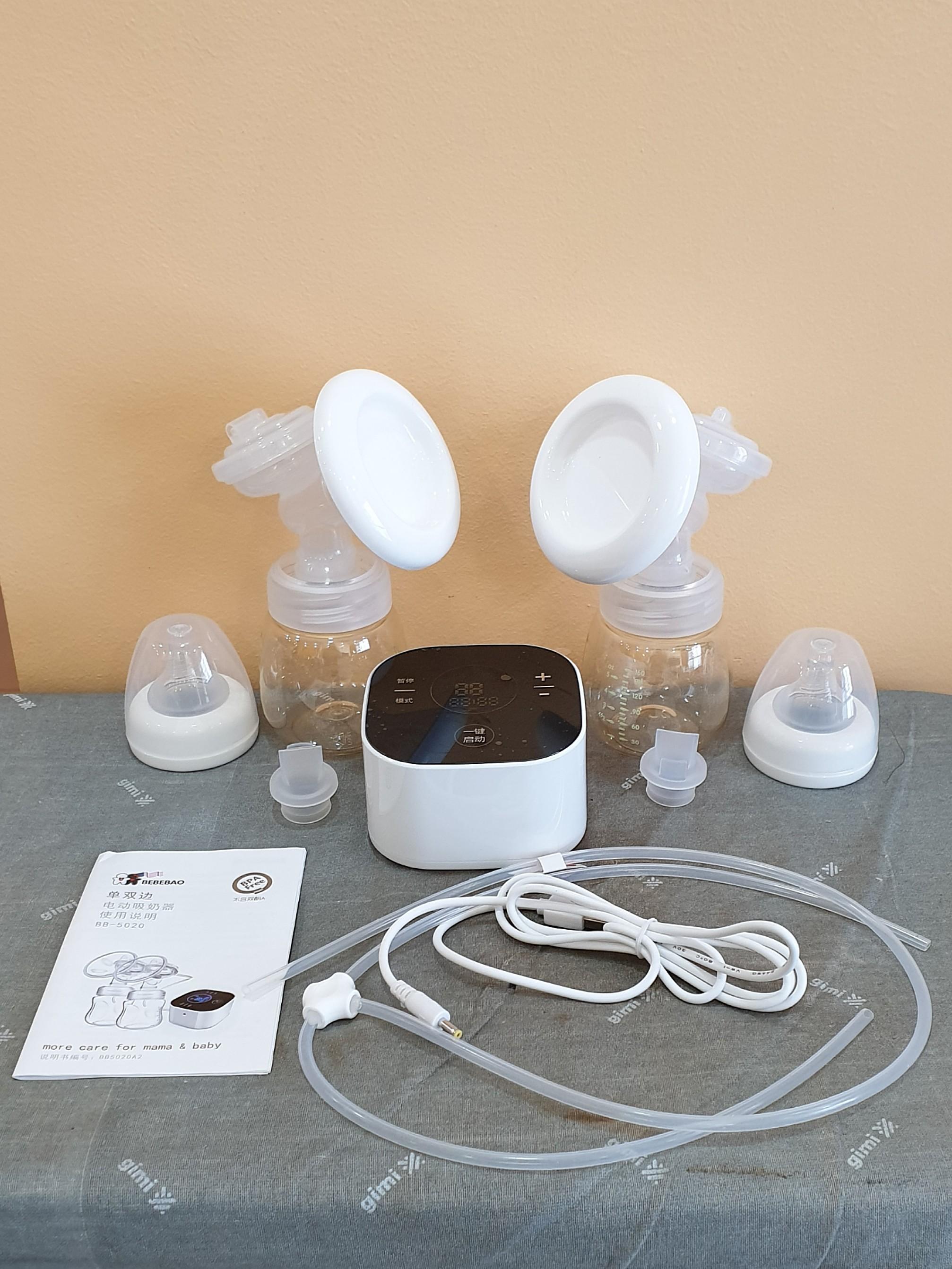 Bebebao Electric LED Touch Screen Double Breast Pump (Model #: BB-5020 ...