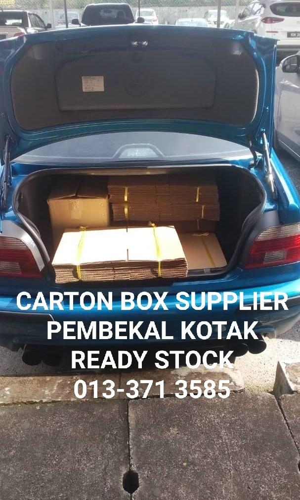 CARTON BOX SUPPLIER / PEMBEKAL KOTAK PEMBUNGKUSAN / KOTAK PINDAH RUMAH ...