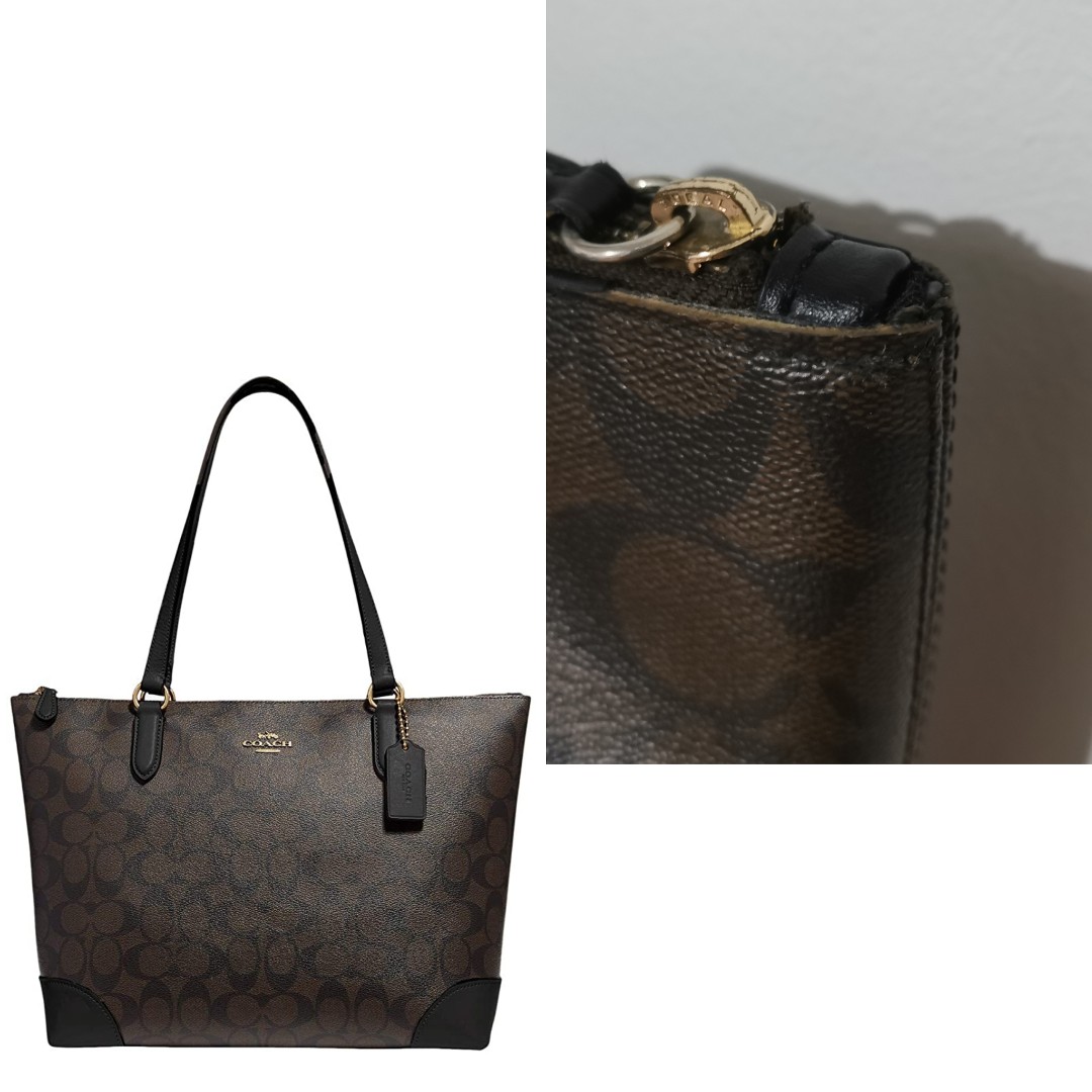 Coach Zip Tote Bag, Women's Fashion, Bags & Wallets, Tote Bags on Carousell