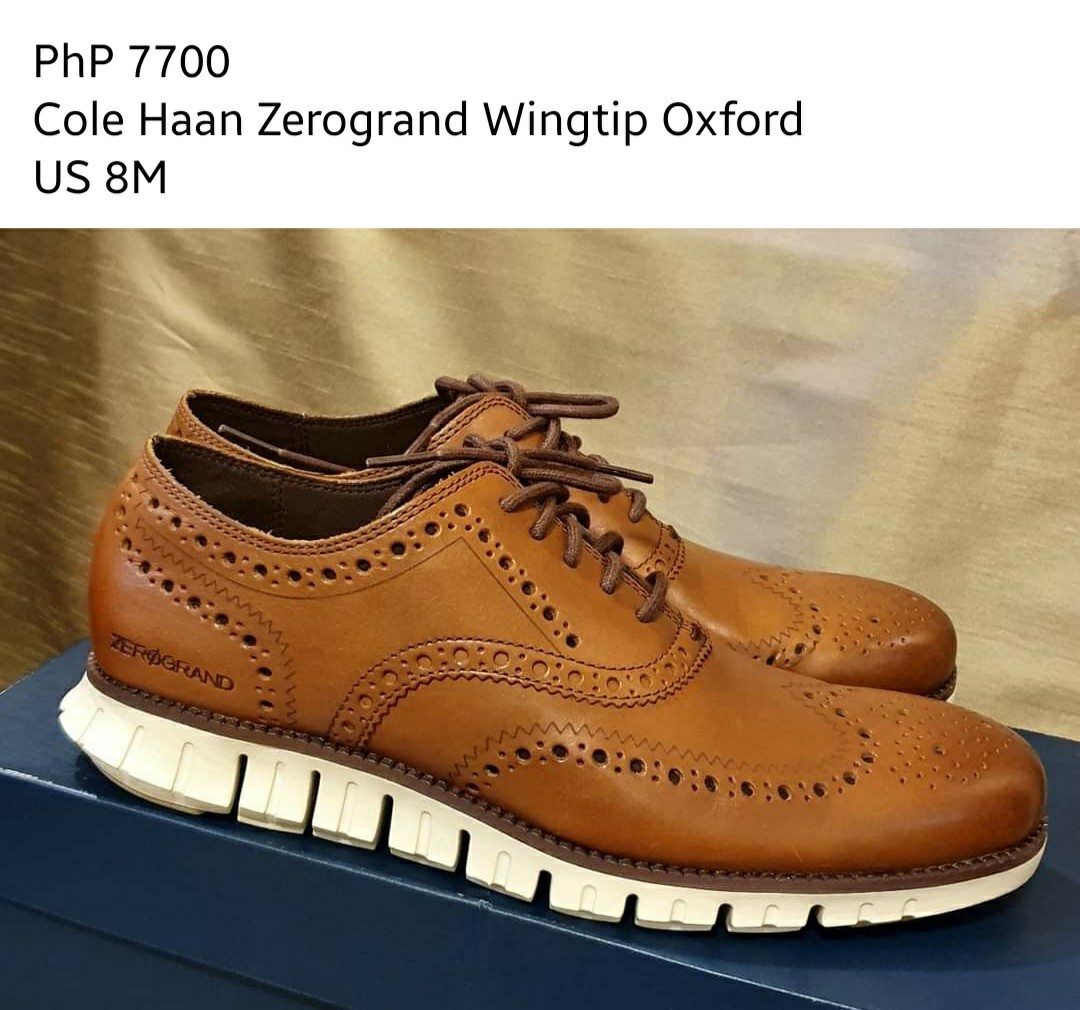 Cola Haan Zerogrand Wingtip Oxford, Men's Fashion, Footwear, Dress ...