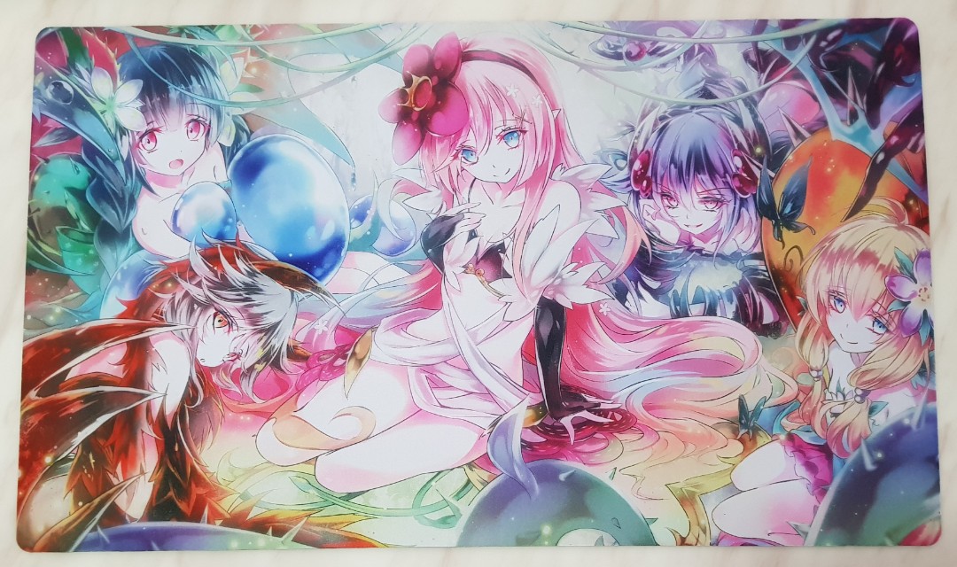 Custom Yugioh Traptrix Girls playmat, Hobbies & Toys, Toys & Games on Carousell