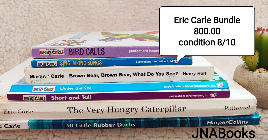 Eric Carle Bundle, Hobbies & Toys, Books & Magazines, Children's Books ...