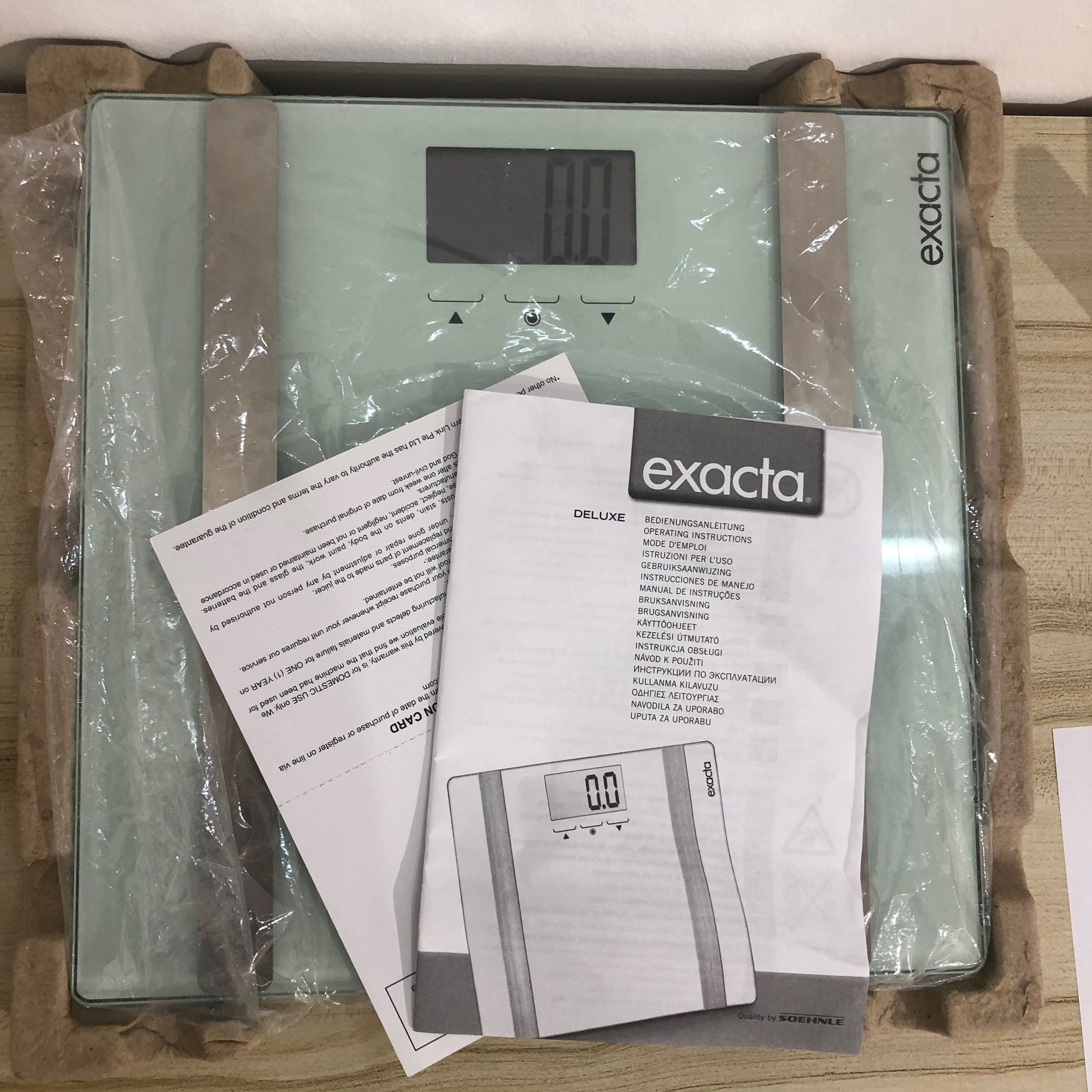 Exacta Delux Digital Weighing Scale, Health & Nutrition, Health ...