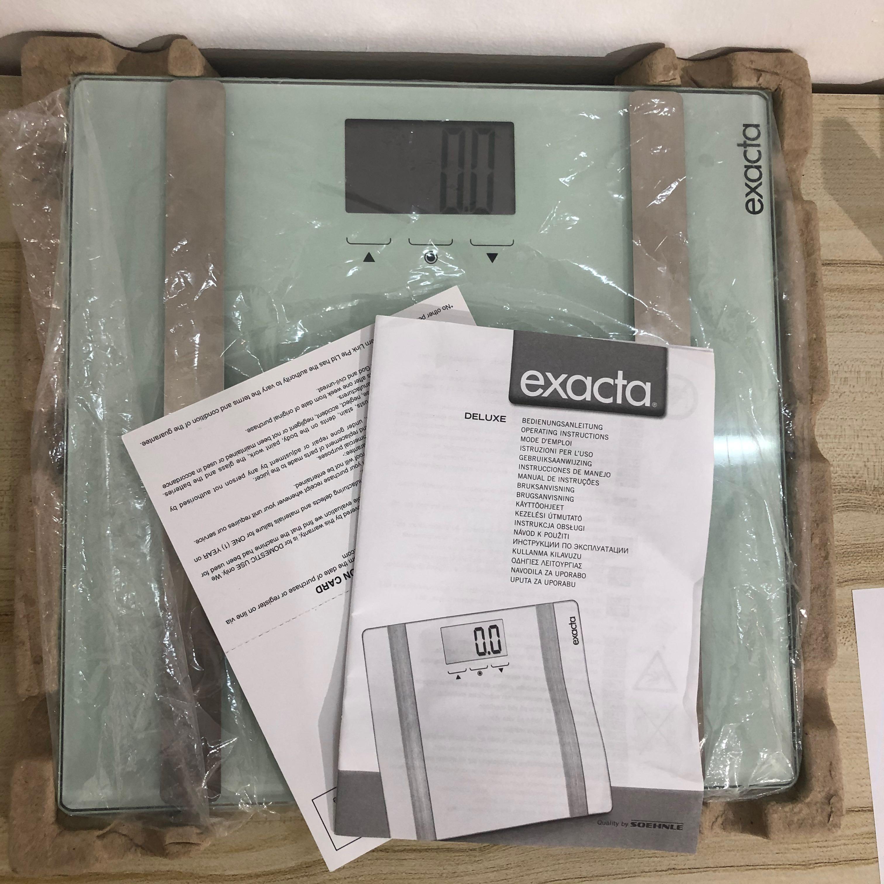 Exacta Delux Digital Weighing Scale, Health & Nutrition, Health ...