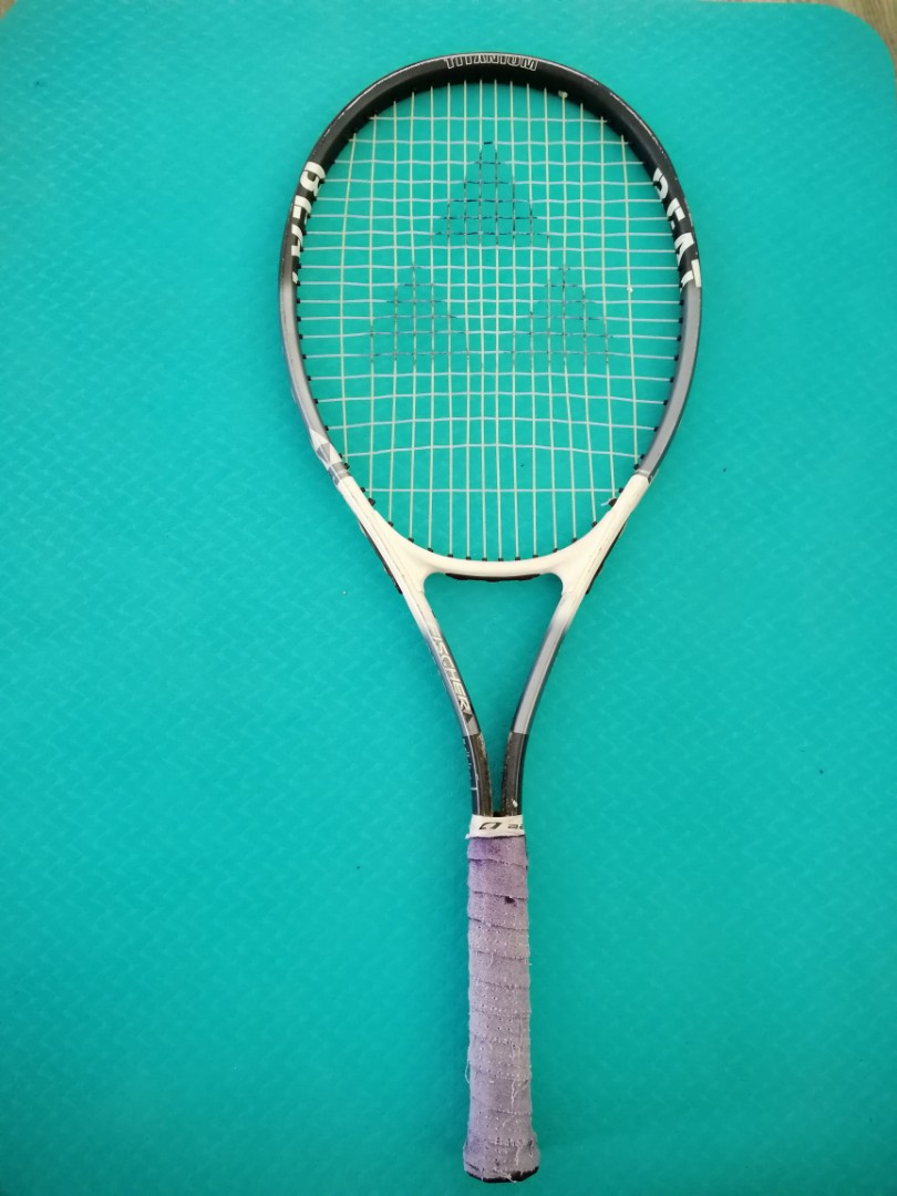 Fischer tennis racket, Sports Equipment, Sports & Games, Racket & Ball ...