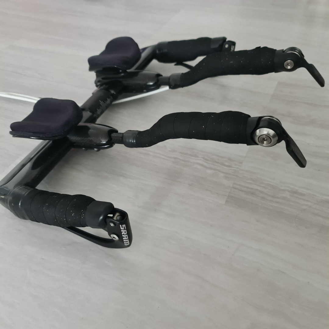 Full Carbon Triathlon TT Bike Handle with Rest Bar Set with SRAM ...