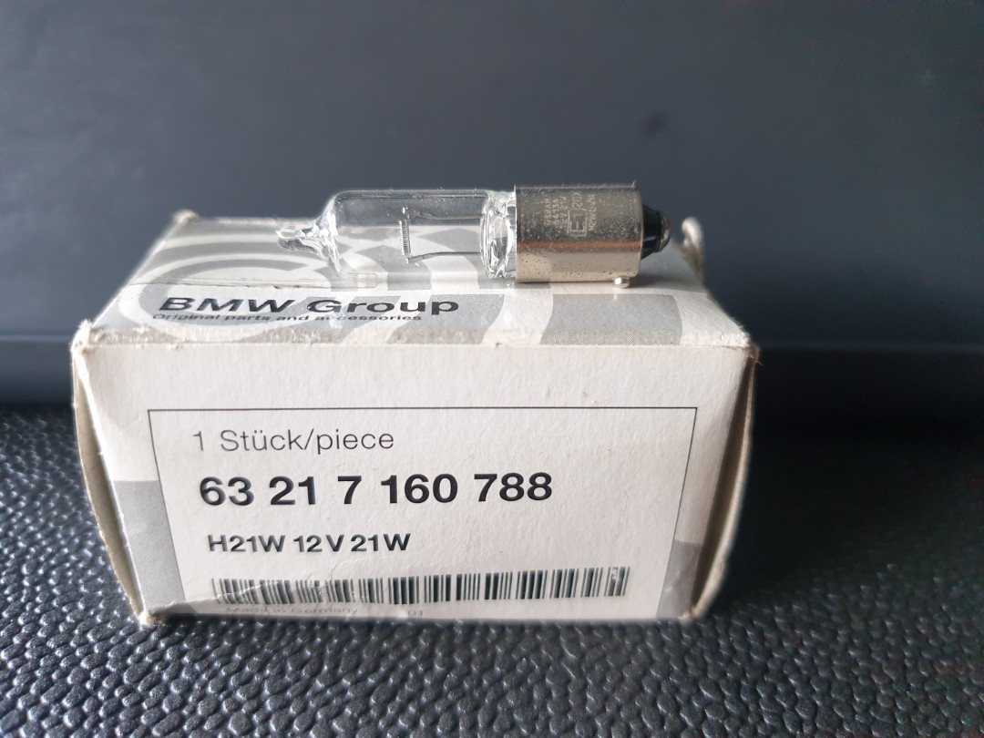 Genuine BMW H21W 12V 21W for E39 E52 E61N E65 E66 E67 E71 E72 Longlife Bulb 63217160788, Car ...