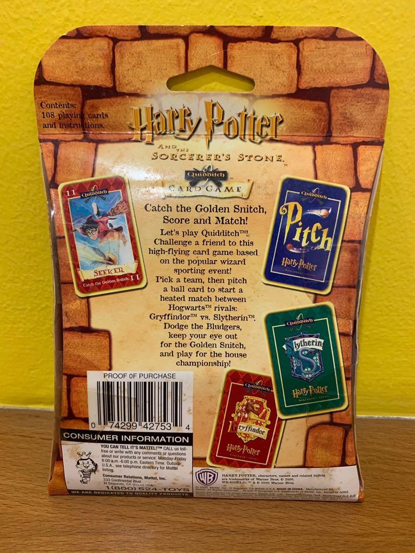 Harry Potter Quidditch Card Game, Hobbies & Toys, Toys & Games on Carousell