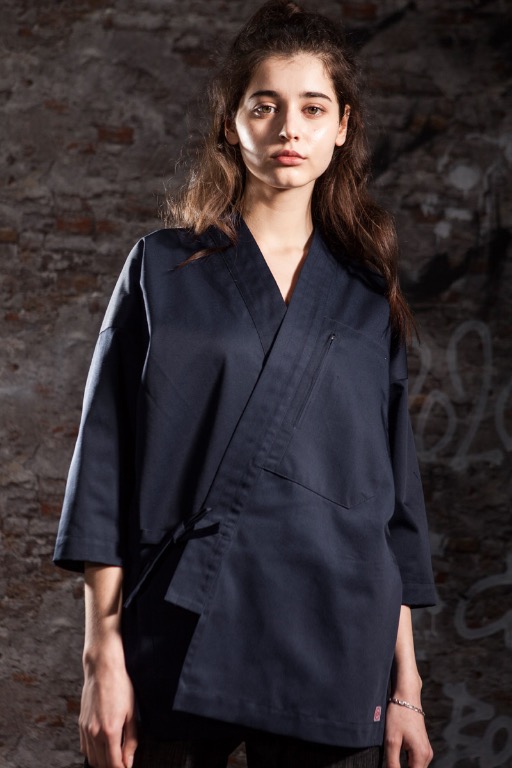 Japanese Kimono Style Sushi Chef Coat, Men's Fashion, Coats, Jackets ...