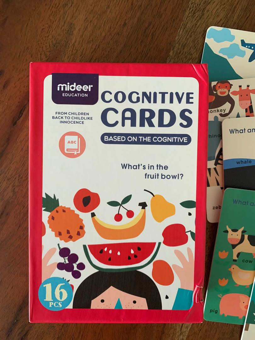 Learning cognitive Flash cards, Hobbies & Toys, Toys & Games on Carousell